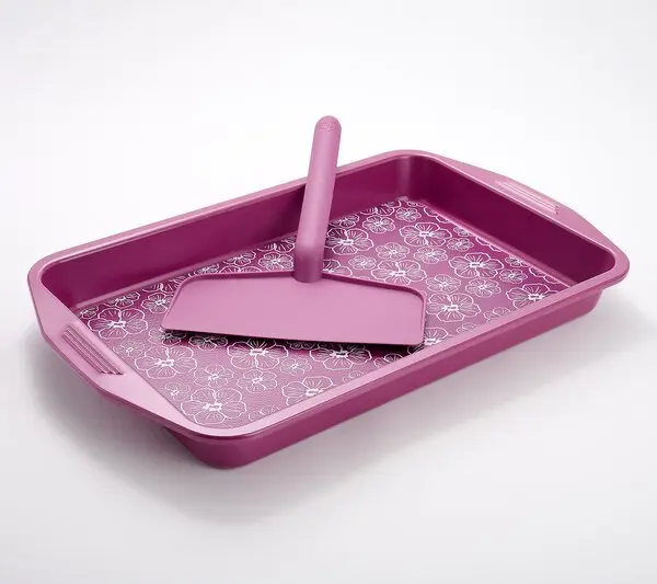SWEET HERITAGE BY CARLA HALL Carla Hall Sweet Heritage 10x15 Deep Sheet Pan Liner & Spatula