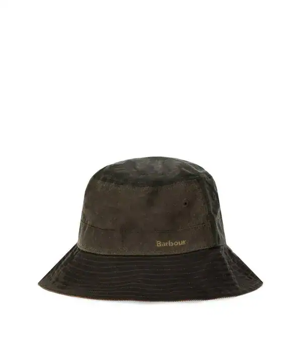 Barbour Brackley Wax Hat - Green | Editorialist