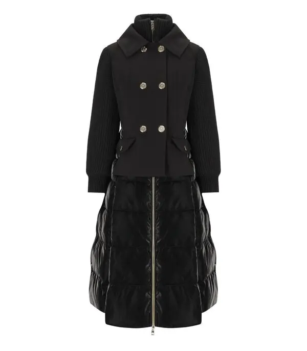 Elisabetta Franchi Double-breasted Padded Coat