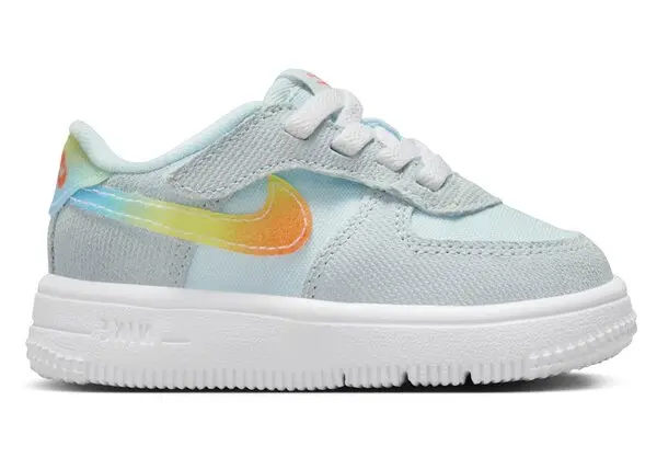Nike Force 1 Low Easyon - Glacier Blue/light Lemon Twist/aquarius Blue