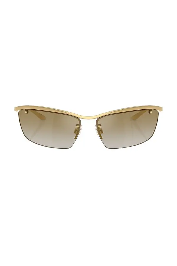 Dolce & Gabbana Metallic Rectangular Sunglasses