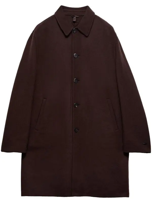 Prada Cashmere Overcoat - Brown