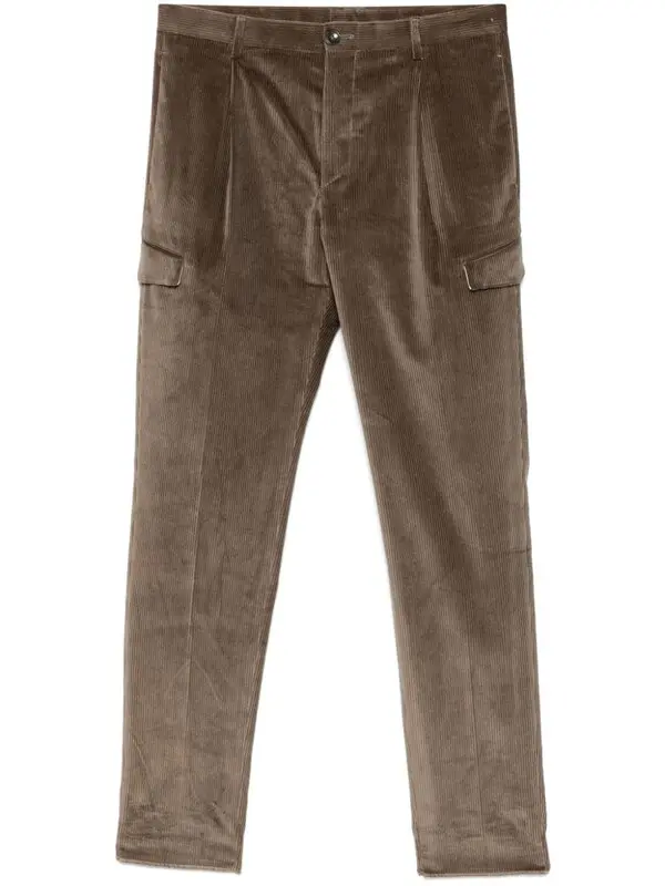 Tagliatore Corduroy Trousers - Brown