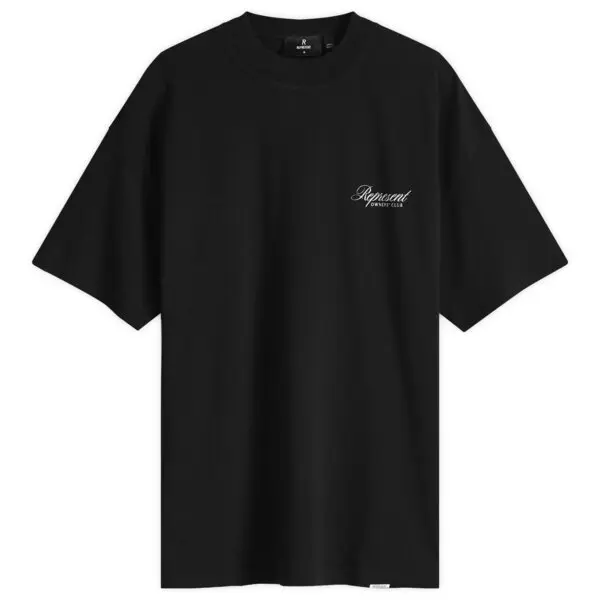 REPRESENT Owners Club Script T-shirt - Black