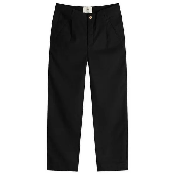 Folk Assembly Pants - Black Moleskin