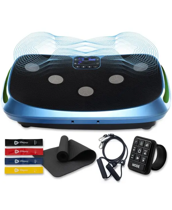 LIFEPRO Rumblex 4d Vibration Plate &#x2013; Triple Motor - Blue
