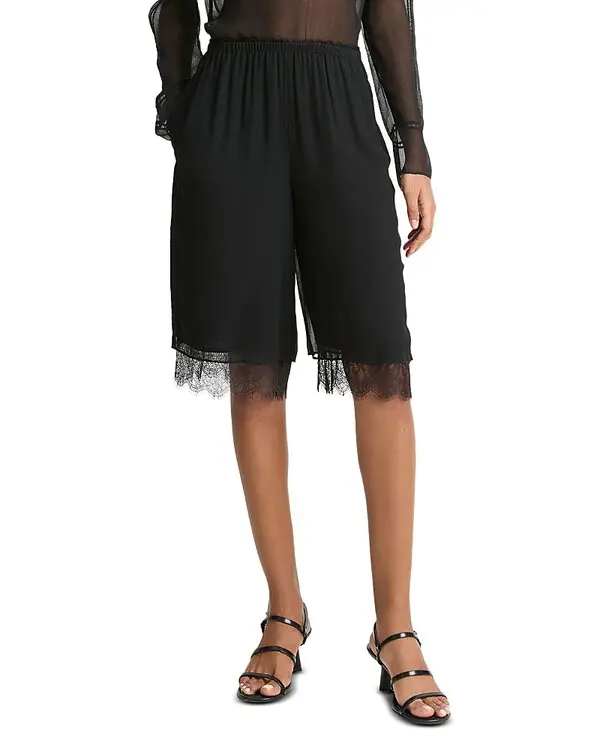 Vince Mid-rise Chiffon Shorts
