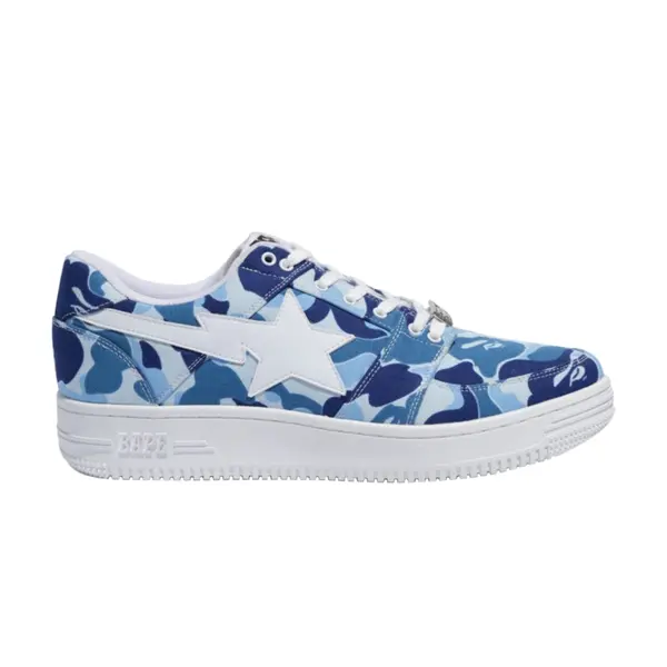BAPE Sta Low 'abc Camo' Sneakers - Blue