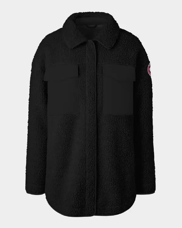 Canada Goose Simcoe Sherpa Shacket - Black