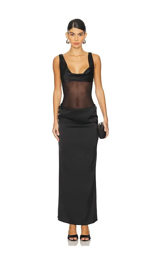 Superdown Astri Maxi Dress - Black