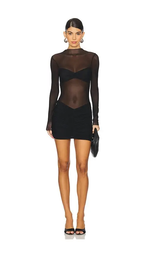 Superdown Carolina Mini Dress - Black