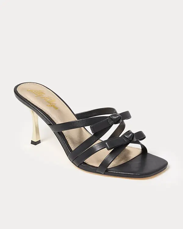 Lilly Pulitzer Wanda Slide Sandal - Noir