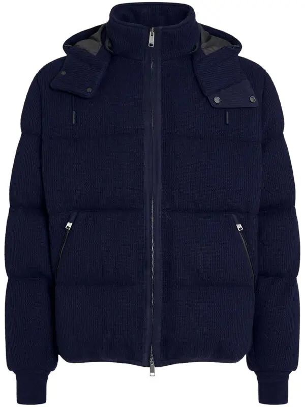 Zegna Ghiaccio Padded Jacket - Blue