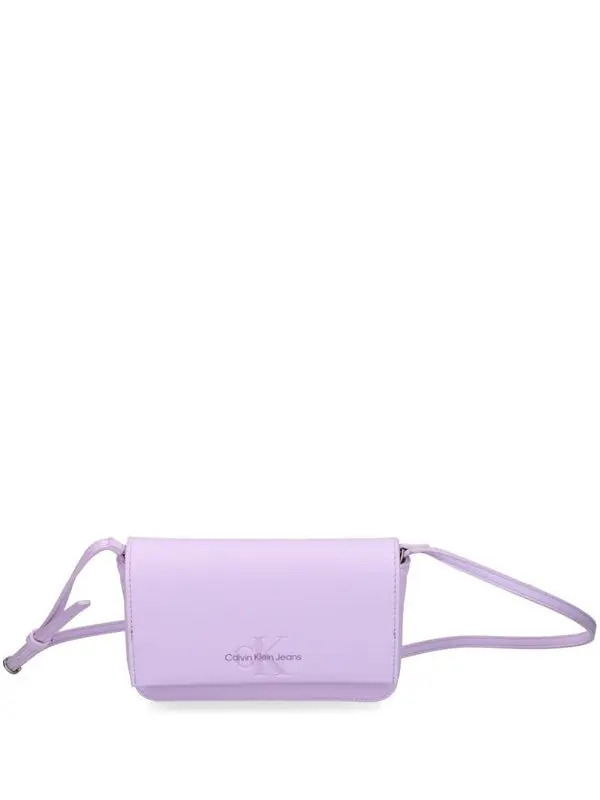 Body Bag Purple Calvin Klein Purse Calvin Klein Sculpted Flap