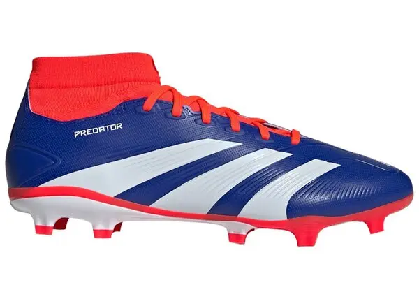Adidas Predator League Sock Fg - Lucid Blue/cloud White/solar Red