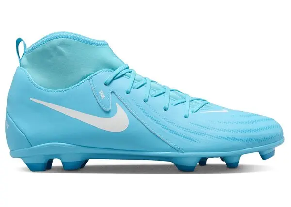 Nike Phantom Luna 2 Club Mg High-top Sneakers - Blue Fury/white