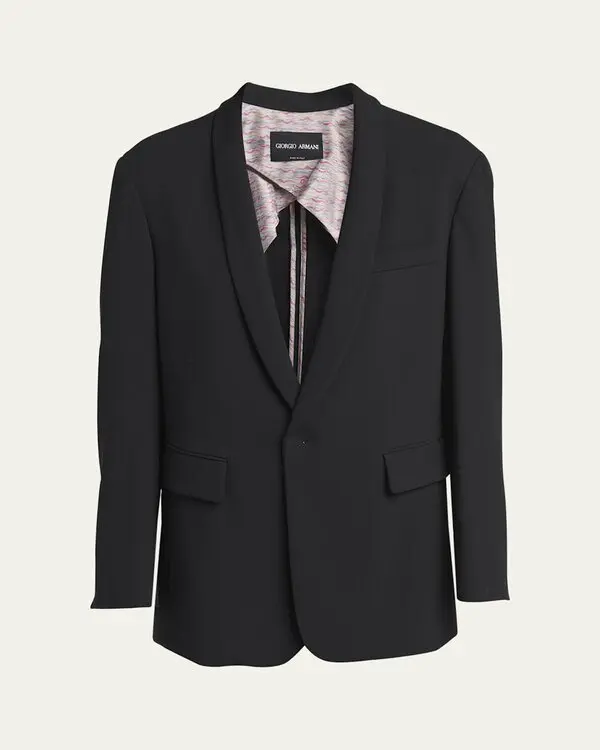 Giorgio Armani Stretch Wool Blazer