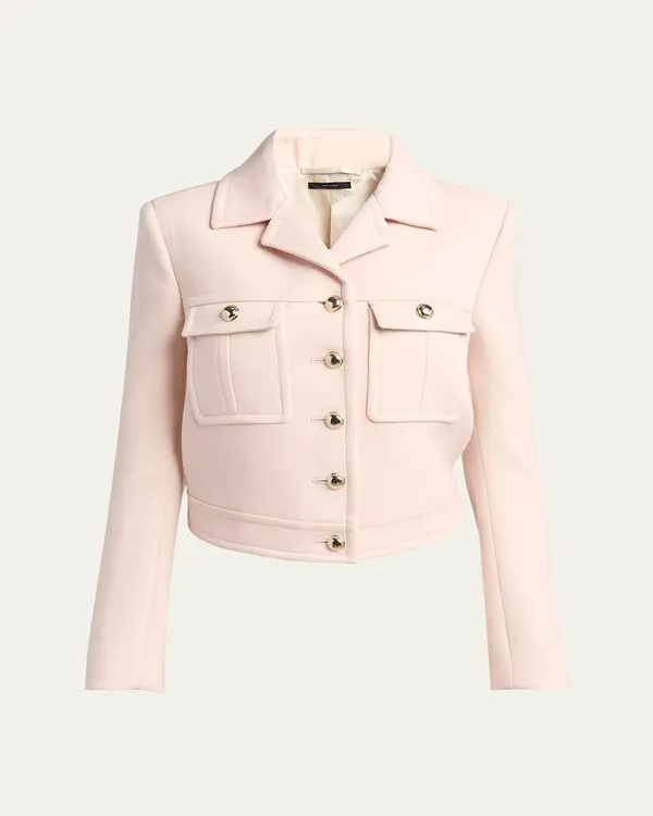 TOM FORD Button-down Wool Jacket - Almost Blu