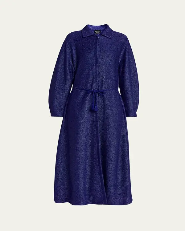 Giorgio Armani Drawstring Maxi Coat