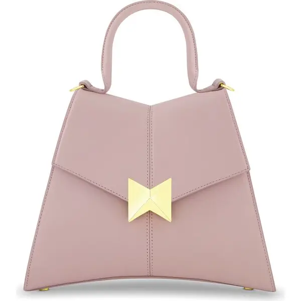 Mac Duggal Angular Leather Handbag - Wisteria
