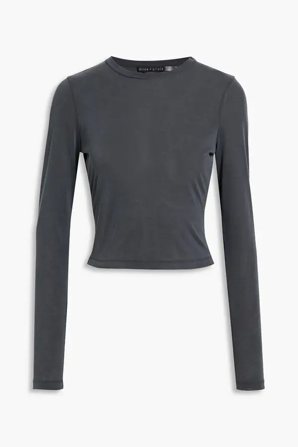 Alice + Olivia Modal-blend Jersey Top