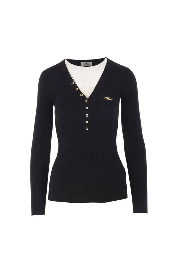Elisabetta Franchi Sweater - Black