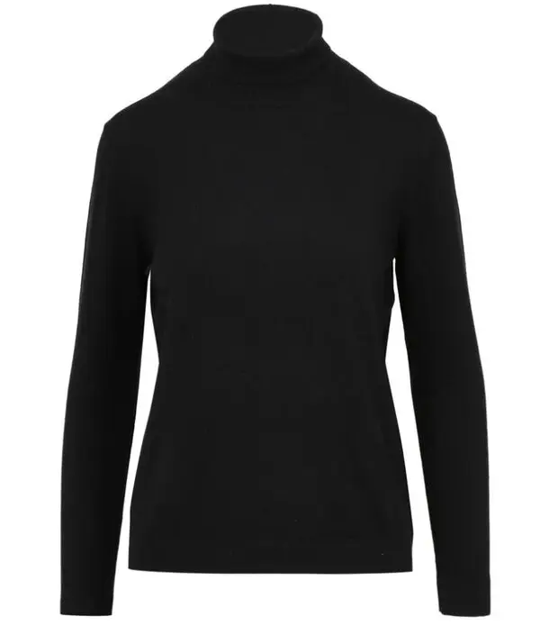 Max Mara Turtleneck Sweater - Black