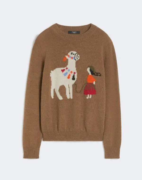 Max Mara Crew Neck Sweater - Brown