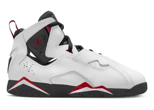 JORDAN True Flight High-top Sneakers - White/varsity Red/black