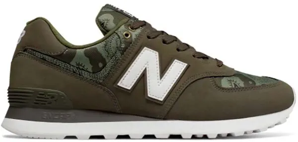 NEW BALANCE 574 Sneakers - Military Dark Triumph/covert Green/white