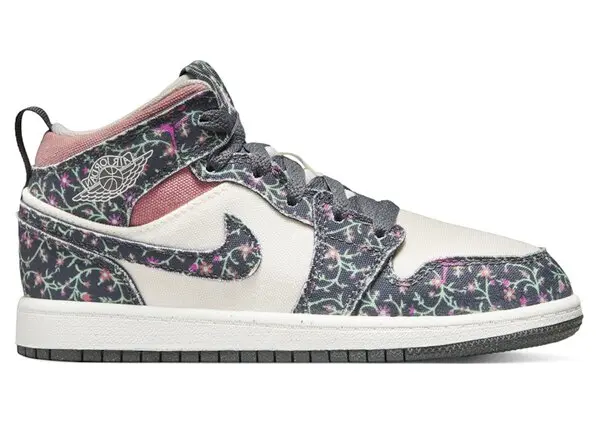 JORDAN 1 Mid Se Sneakers - Anthracite/sail/red Stardust