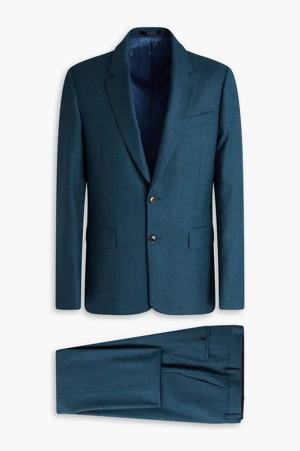 Paul Smith Wool And Cashmereblend Flannel Suit