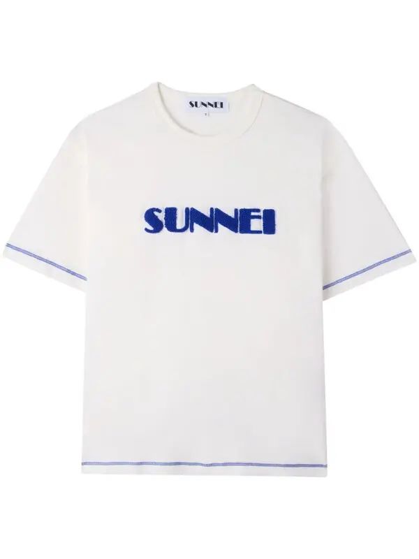 Sunnei Logo-appliqué T-shirt
