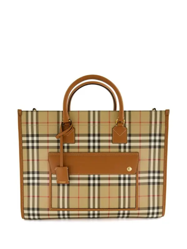 Burberry Medium Freya Tote - Brown