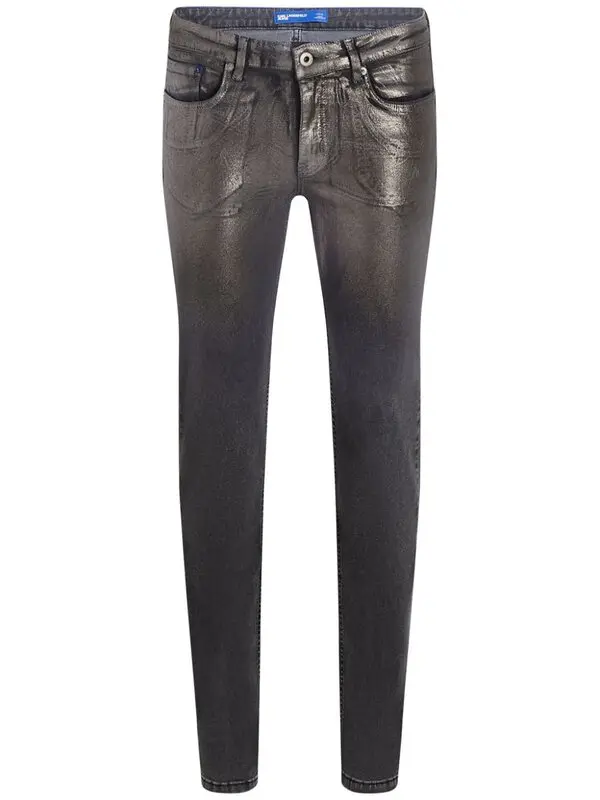 Karl Lagerfeld Coated Slim Jeans