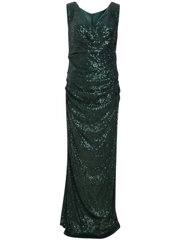 Talbot Runhof Sequinned-embellished Matrix Dress