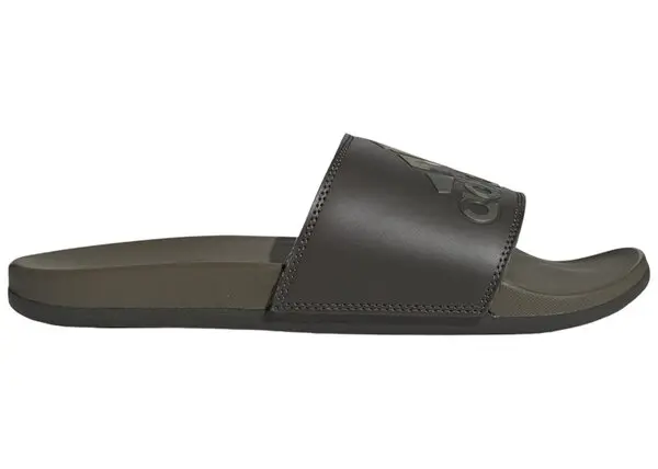 Adidas Adilette Comfort Slides - Shadow Olive/olive Strata
