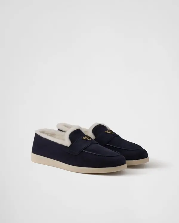 Prada Suede Loafers