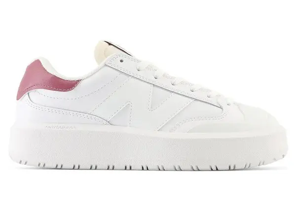 NEW BALANCE Ct302 Sneakers - White/washed Burgundy/interstellar