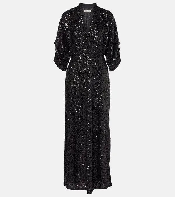 Diane Von Furstenberg Jessel Sequined Maxi Dress