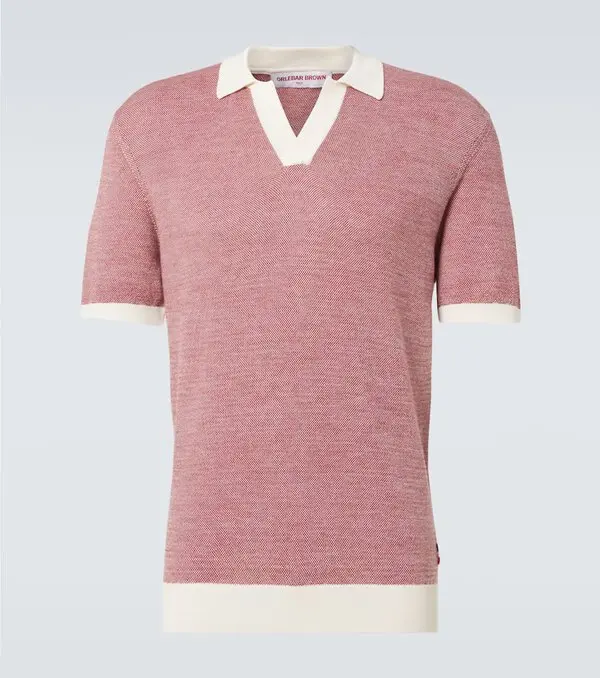 Orlebar Brown Horton Wool And Cotton Polo Sweater