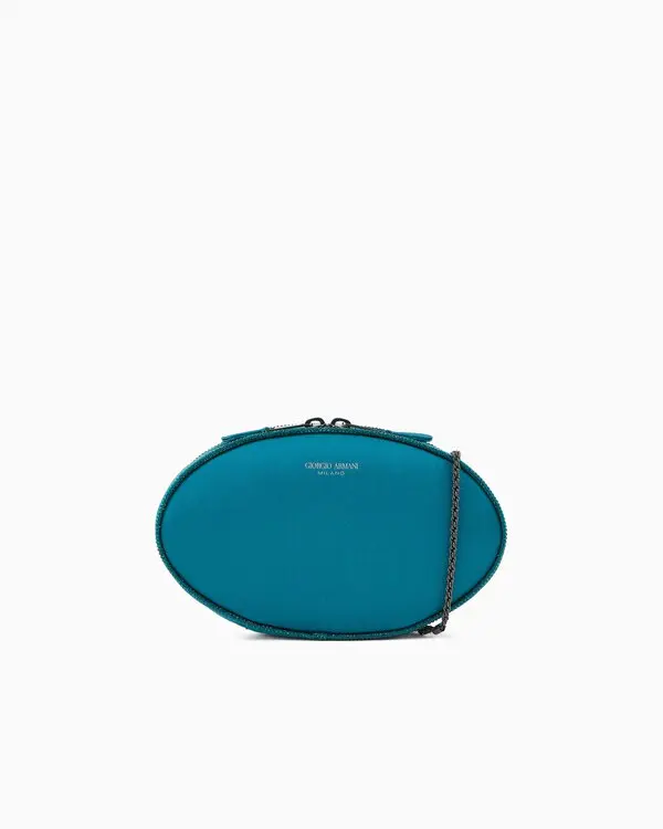 Giorgio Armani Round Satin Clutch Bag - Green