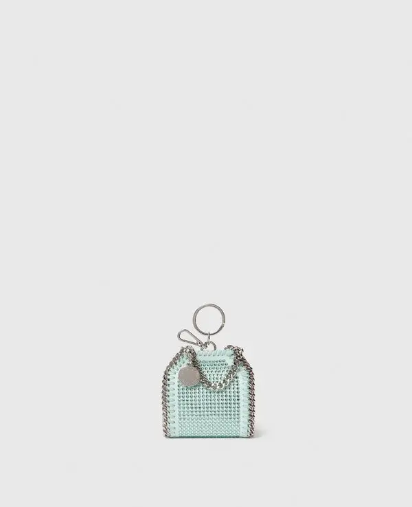 Stella McCartney Falabella Airpods Case Keychain - Light Azure