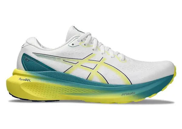 Asics Gel-kayano 30 Sneakers - White/bright Yellow