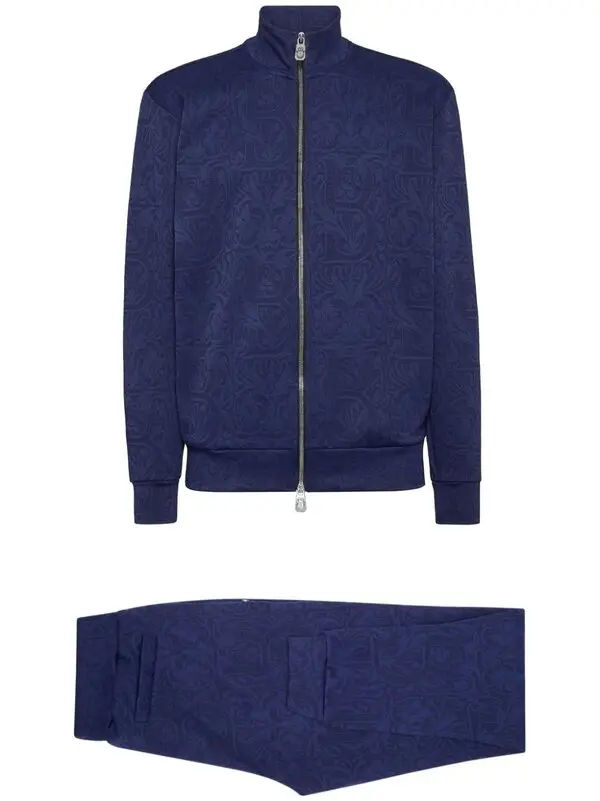BILLIONAIRE Patterned-jacquard Track Pants