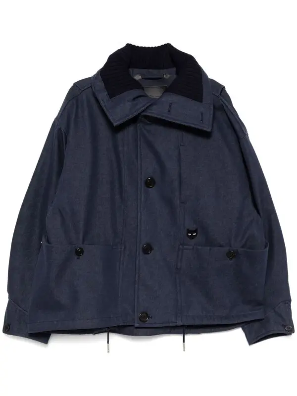 SONGZIO Panther Denimlike Jacket - Blue