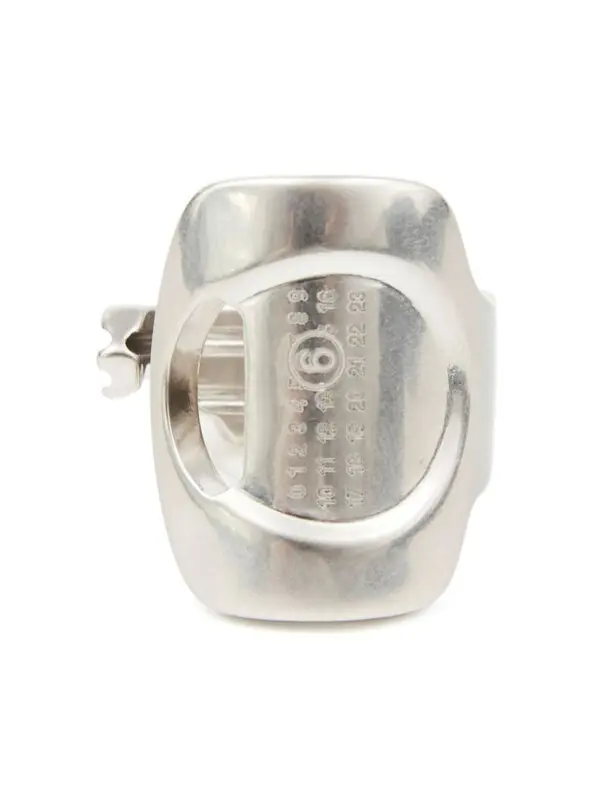 MAISON MARGIELA Numbers-engraved Cut-out Ring