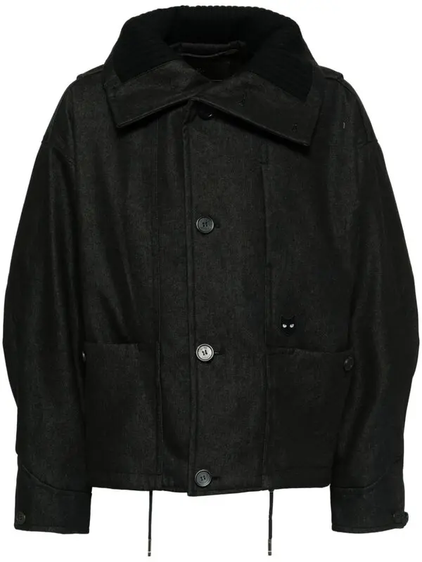 SONGZIO Panther Denimlike Jacket - Black