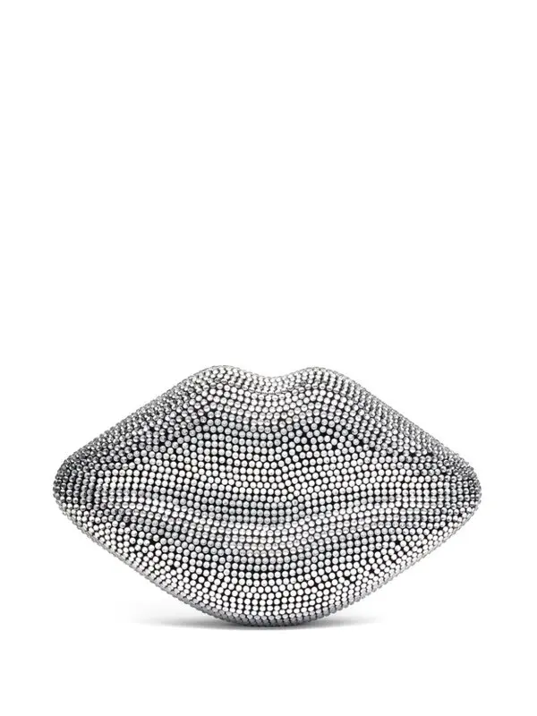 SIMONMILLER Lip Clutch Bag - Silver