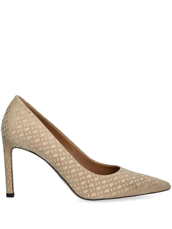 Hugo Boss 90mm Monogram-pattern Pumps